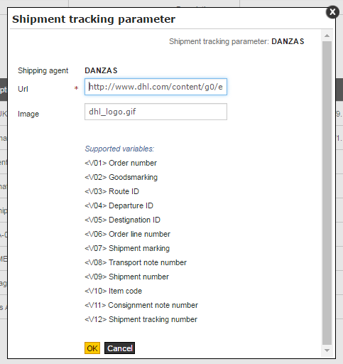 Configure shipment tracking | Iptor.com Help Centre